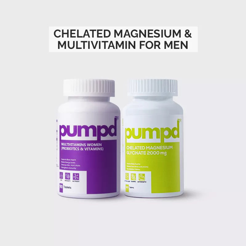 Chelated Magnesium Glycinate & Multivitamin For Women | Combo
